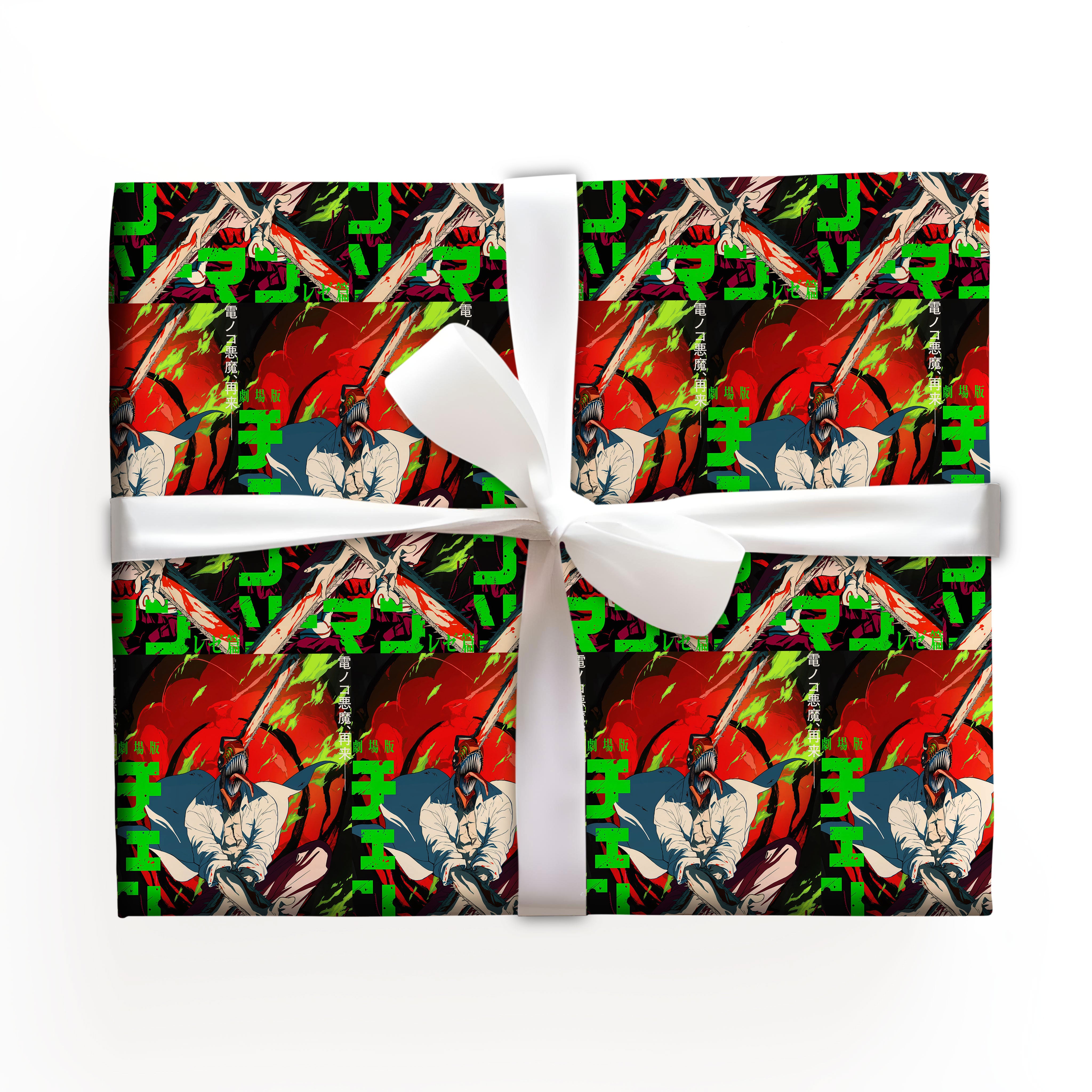 Chainsaw Man Wrapping Paper Roll – Gift wraply
