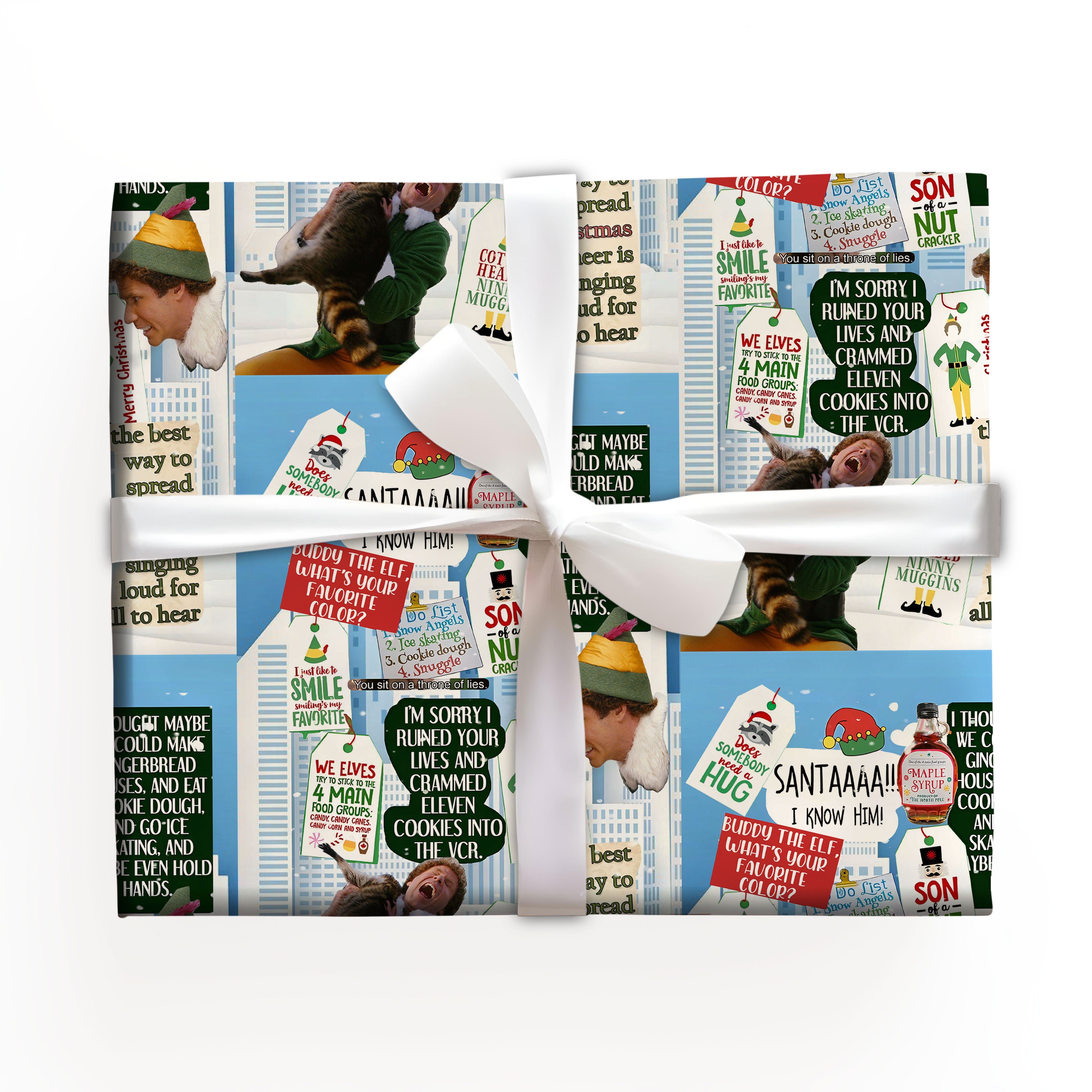 ELF Wrapping Paper Sheet – Gift wraply