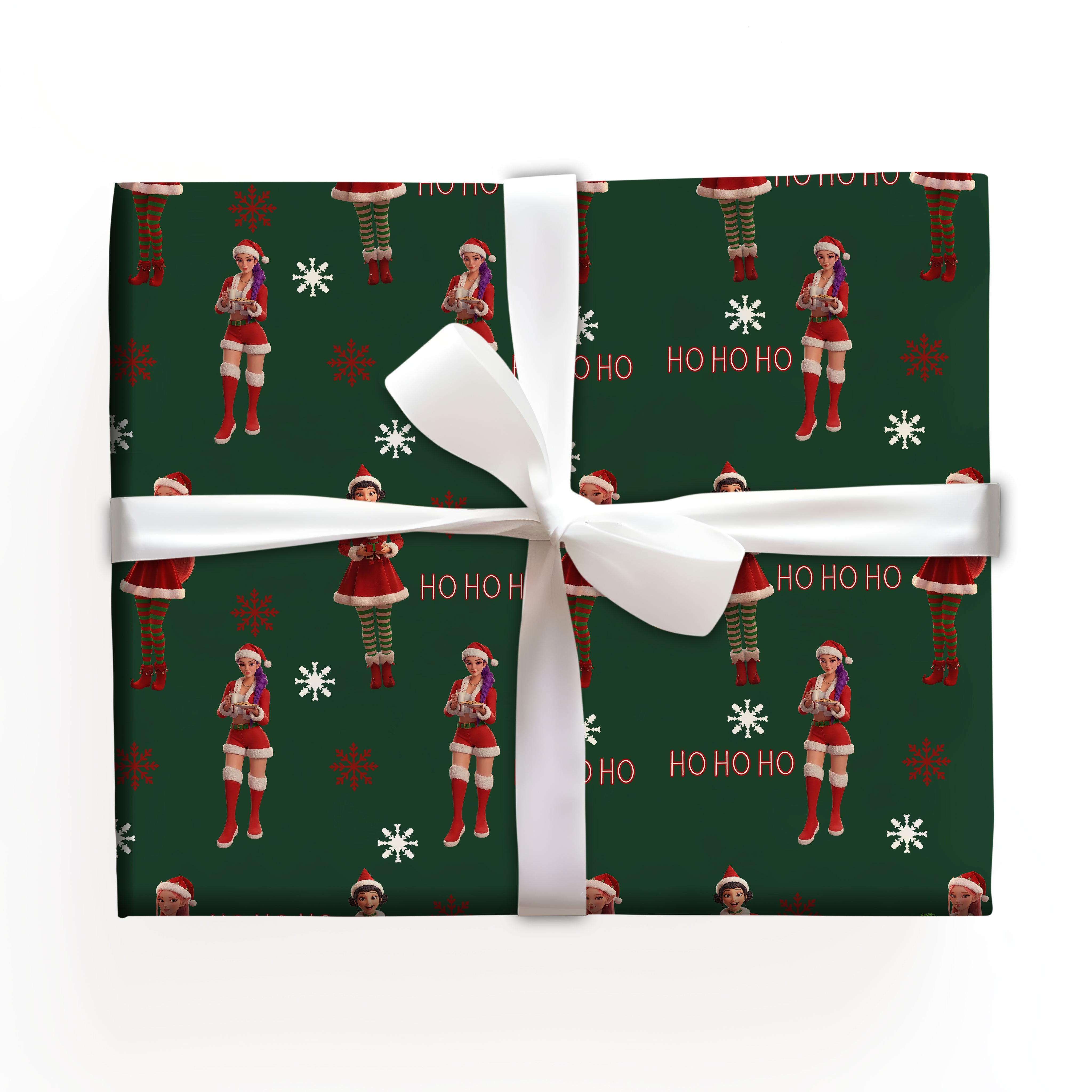 Rumi Claus Wrapping Paper – Gift wraply