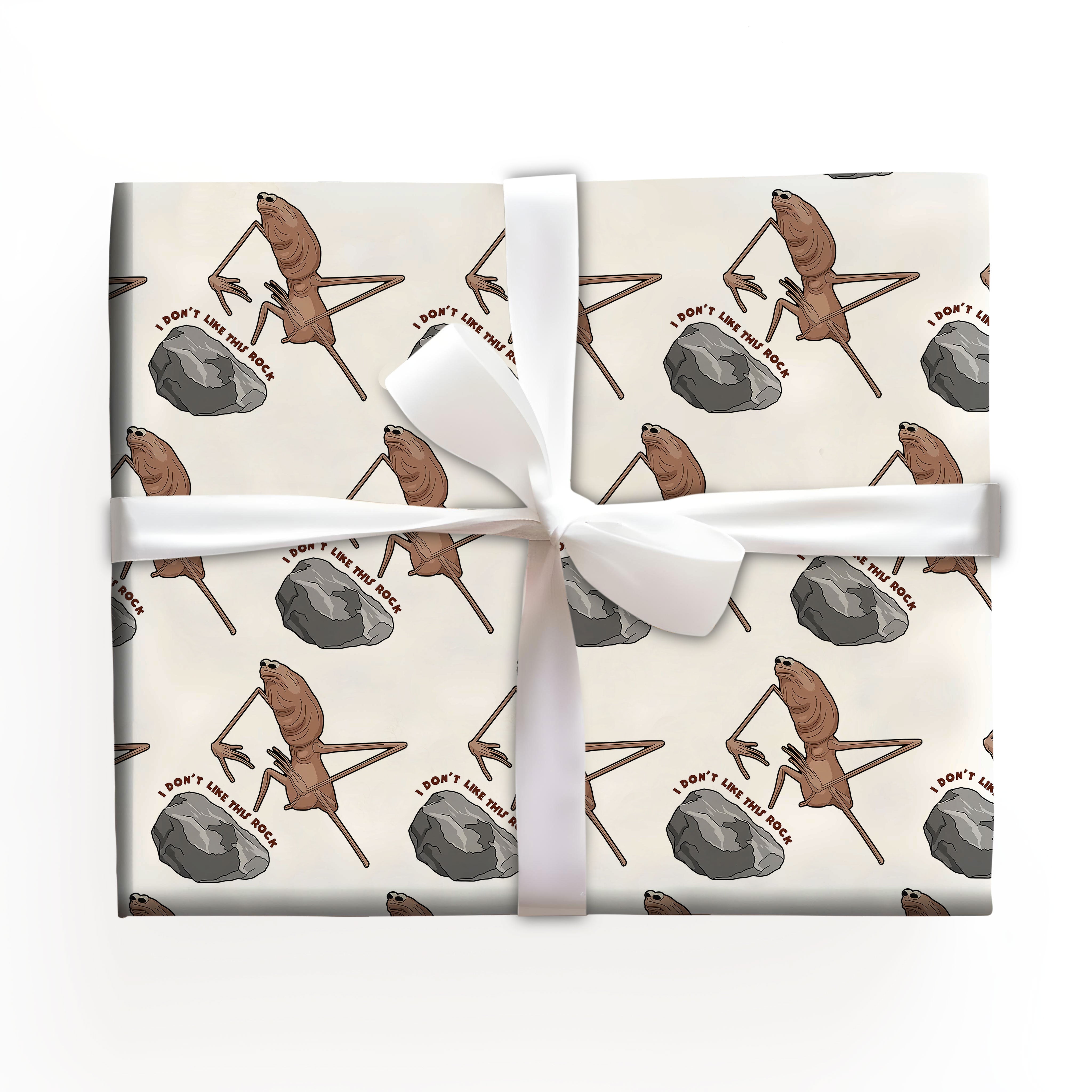 I Don't Like This Rock Wrapping Paper – Gift wraply