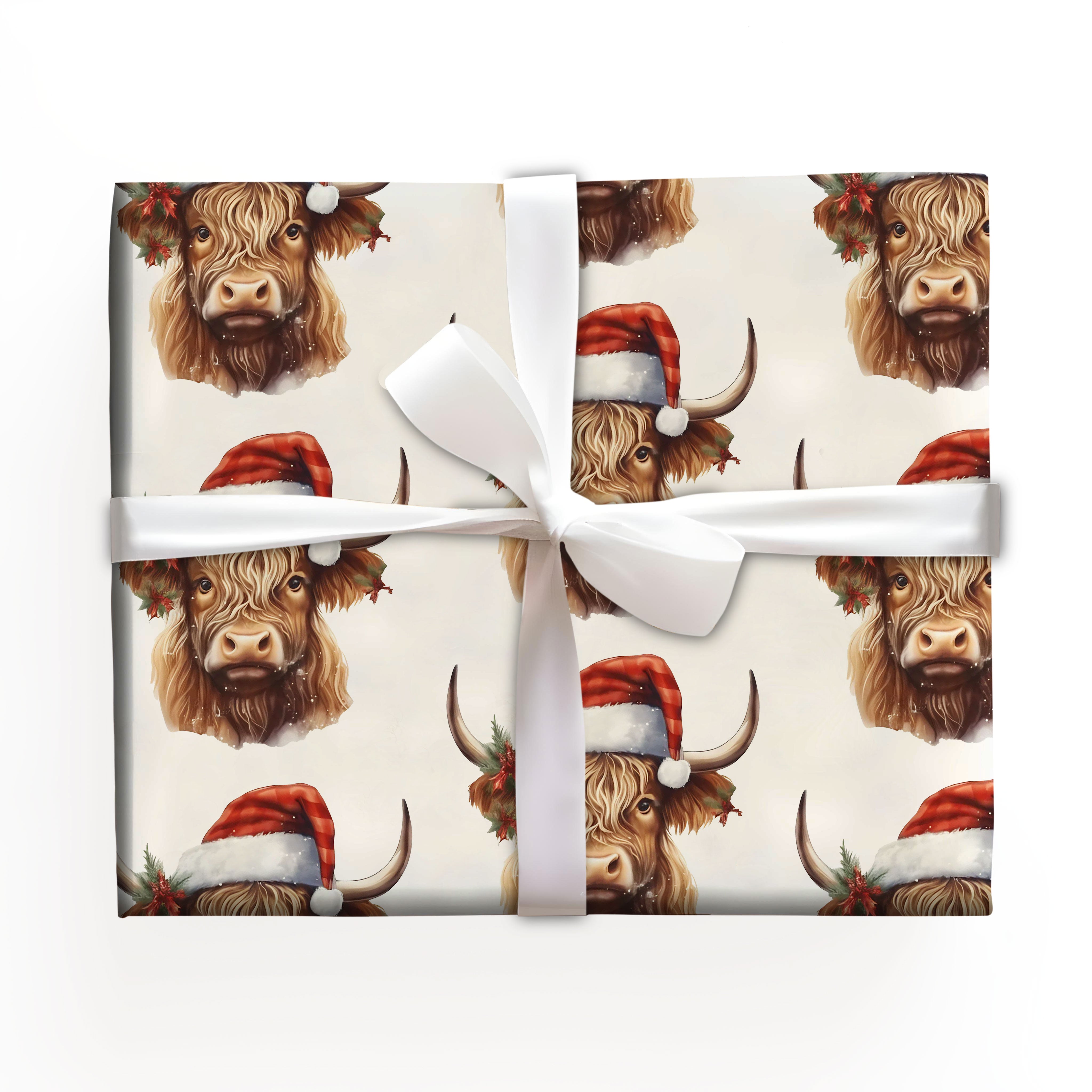 Highland Cow Wrapping Paper – Gift wraply