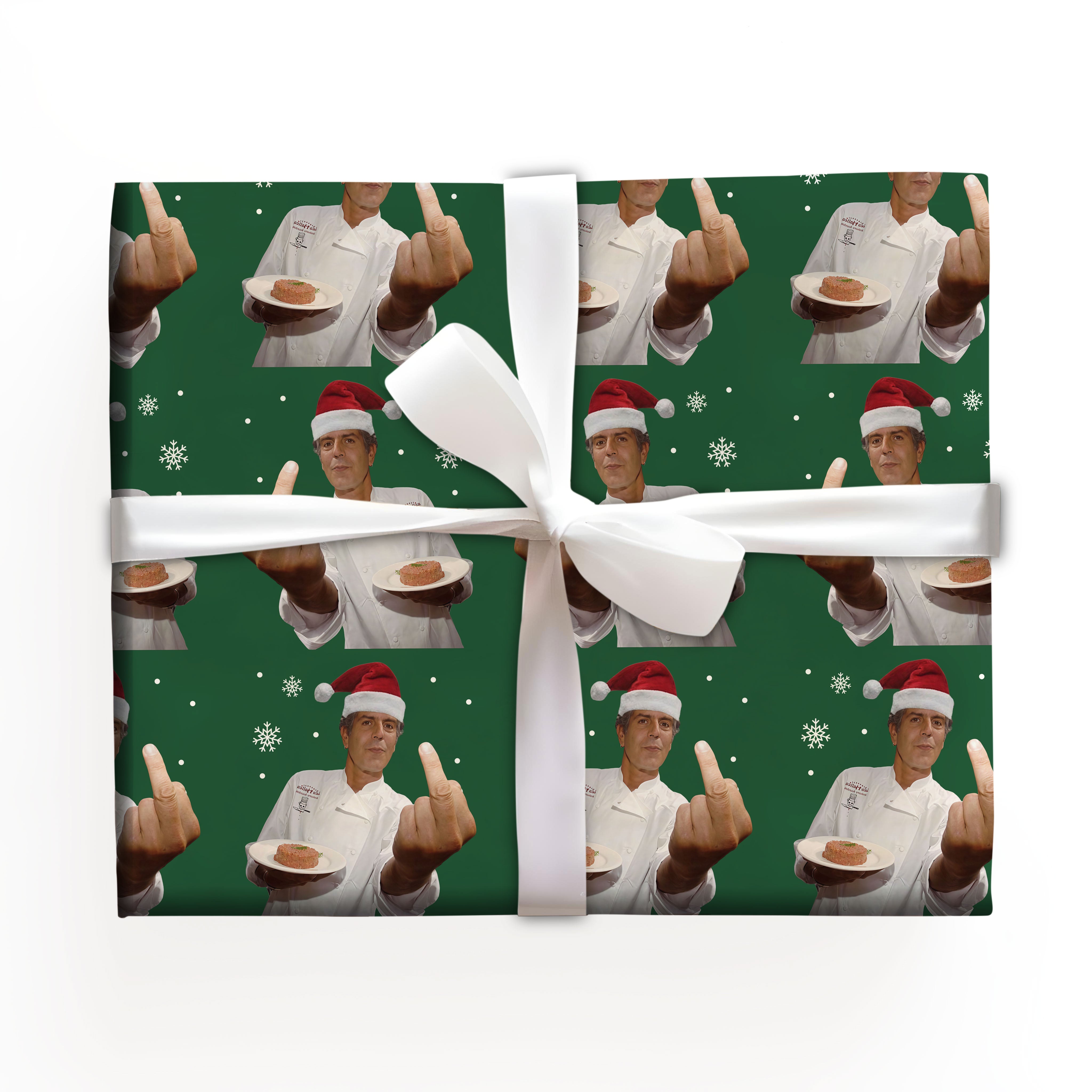 Anthony Bourdain Chef Wrapping Paper – Gift wraply