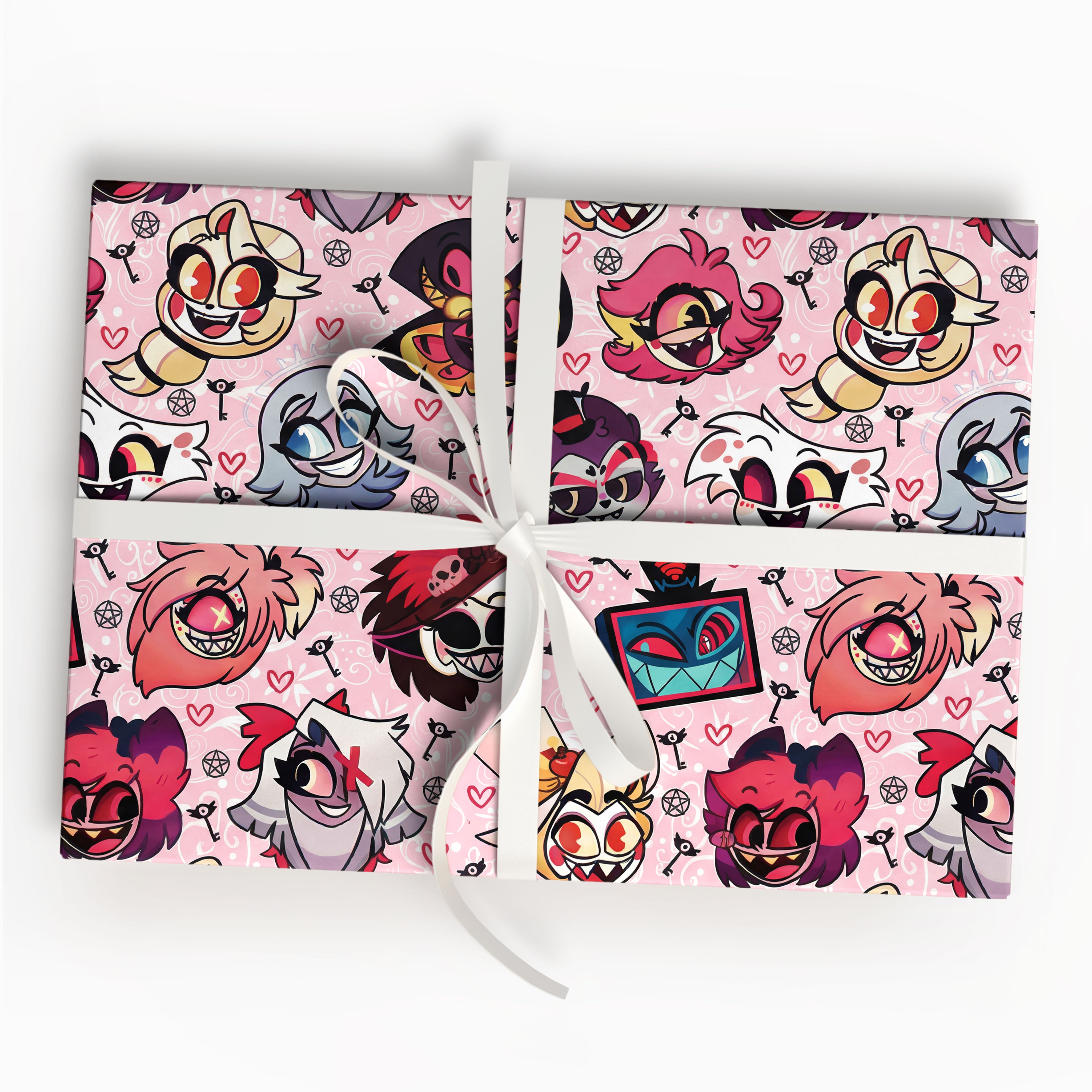Hazbin Hotel Wrapping Paper Gift For Birthday – Gift wraply